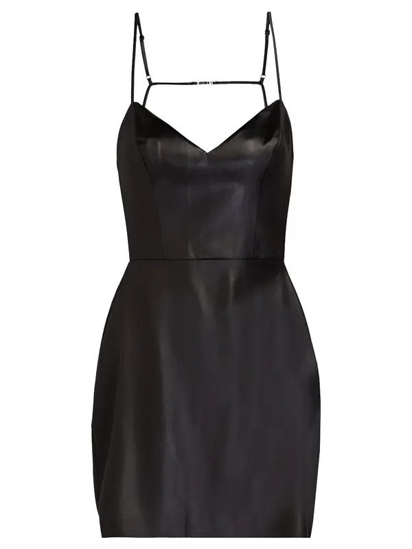 Gauge81 Ennis Open-back Mini Dress - Black