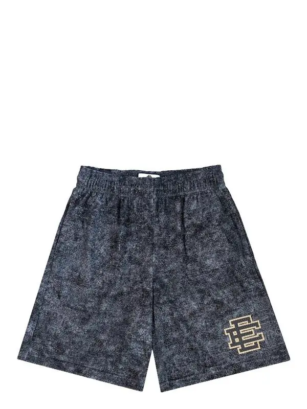 ERIC EMANUEL Ee Baggy Short - Black Denim/dark Grey