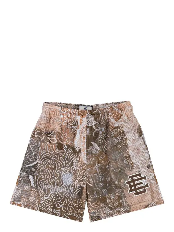 ERIC EMANUEL Ee Basic Short - Brown Paisley