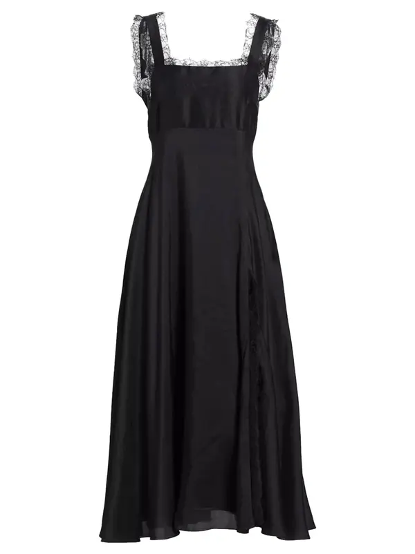 AZLEE Aubrey Midi Dress - Black