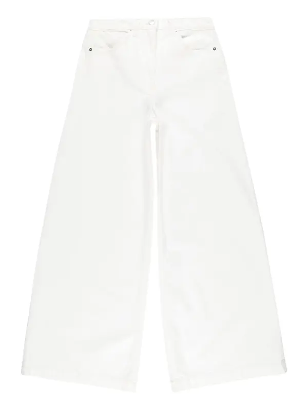 NILI LOTAN Rolland Wide-leg Jeans - White