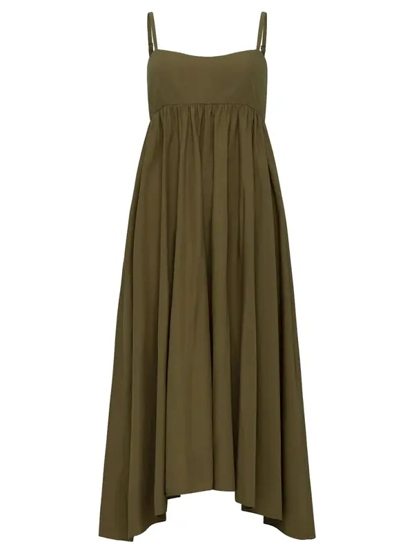 AZLEE Rachel Midi Dress - Green