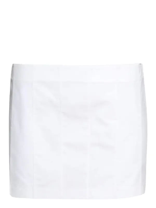 Khaite Meelar Cotton Skirt - White
