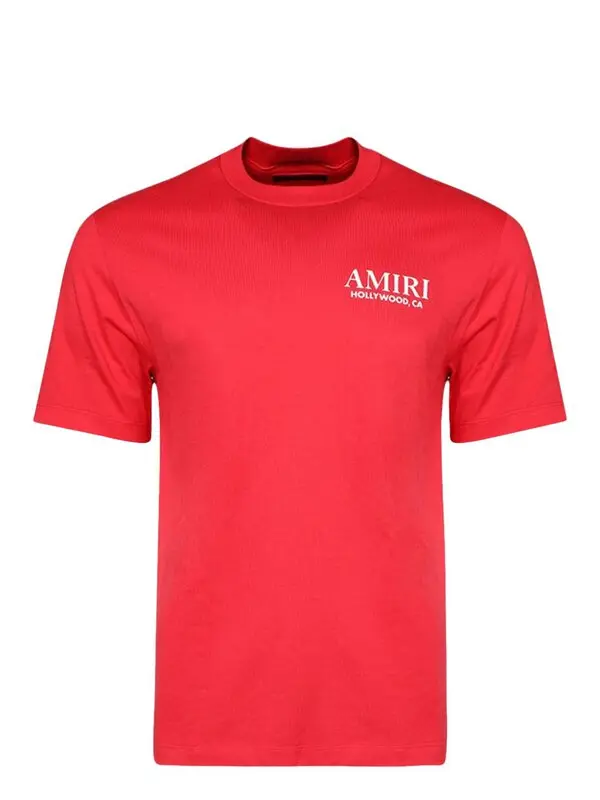 Amiri Graphic-print Cotton T-shirt - Red
