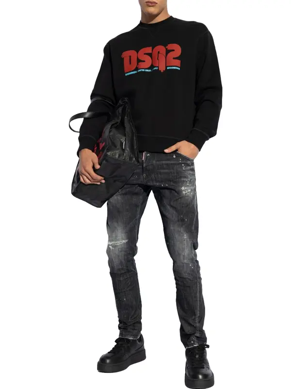 Dsquared2 Distressed Skinny Jeans - Grey