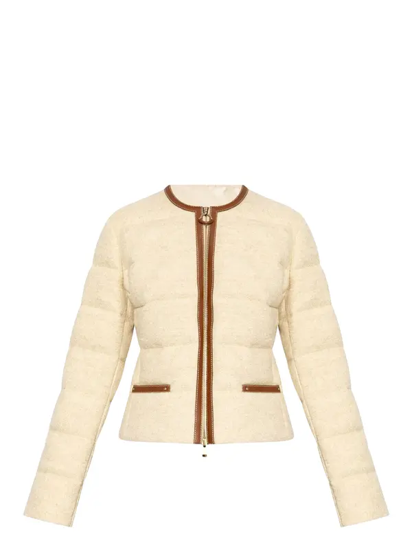Moncler Panelled Padded Jacket - Neutrals