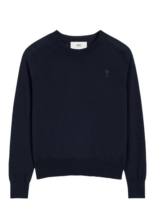 Ami De Coeur Wool Jumper - Blue