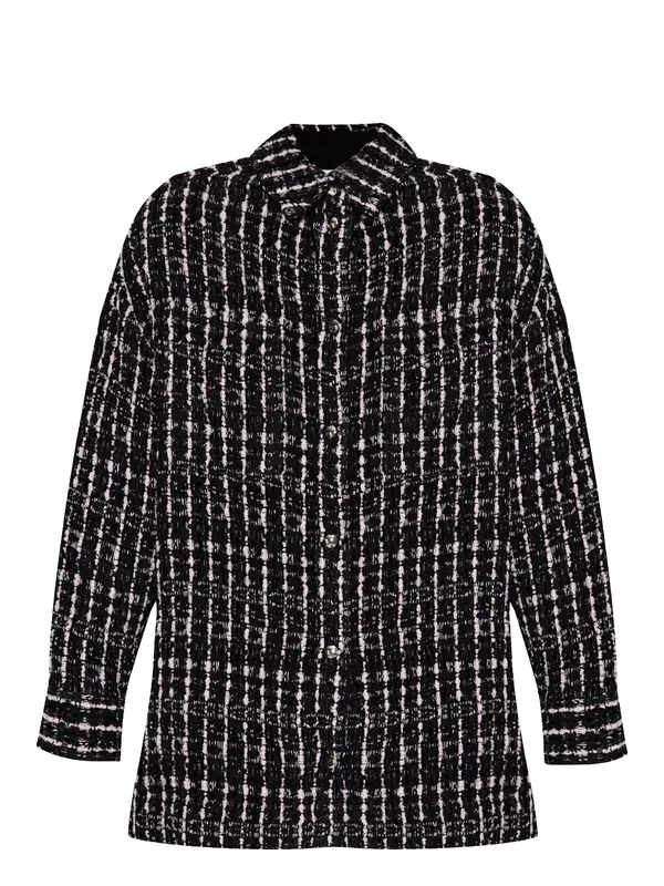 IRO PARIS Check Pattern Jacket - Black