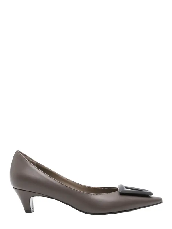 Roberto Festa 55mm Leather Pumps - Grey