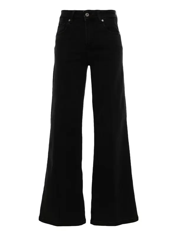 Liu Jo High-rise Flared Jeans - Black