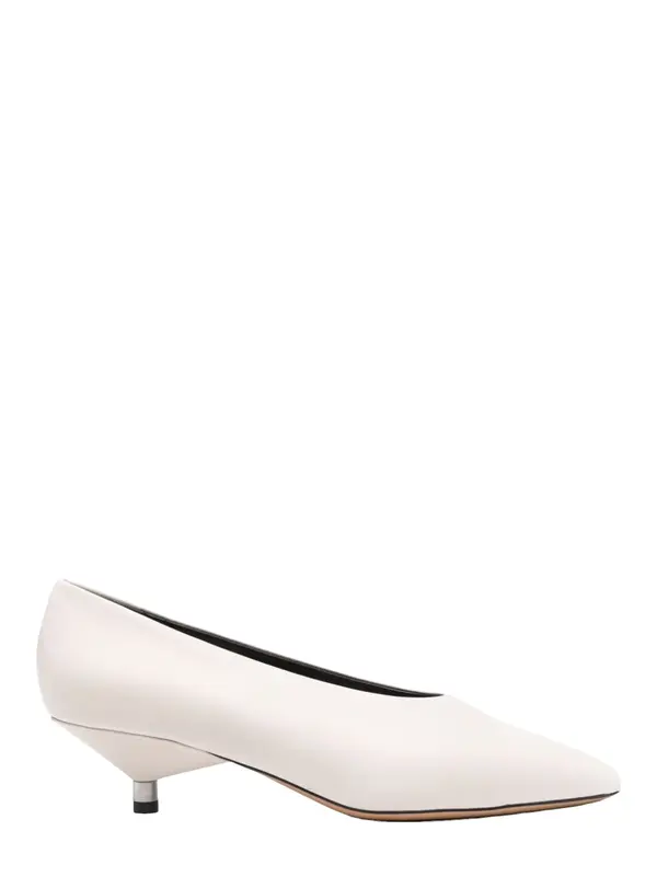 Isabel Marant 45mm Ebisa Pumps - White