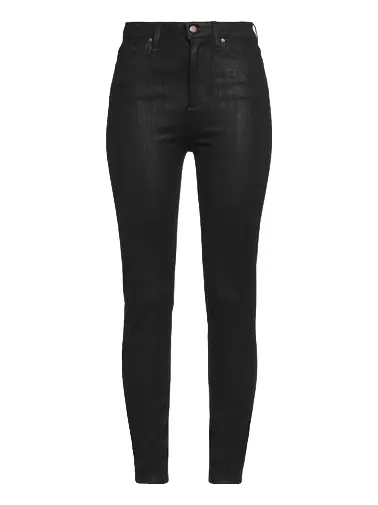 DON THE FULLER High Waisted Skinny Jeans - Black