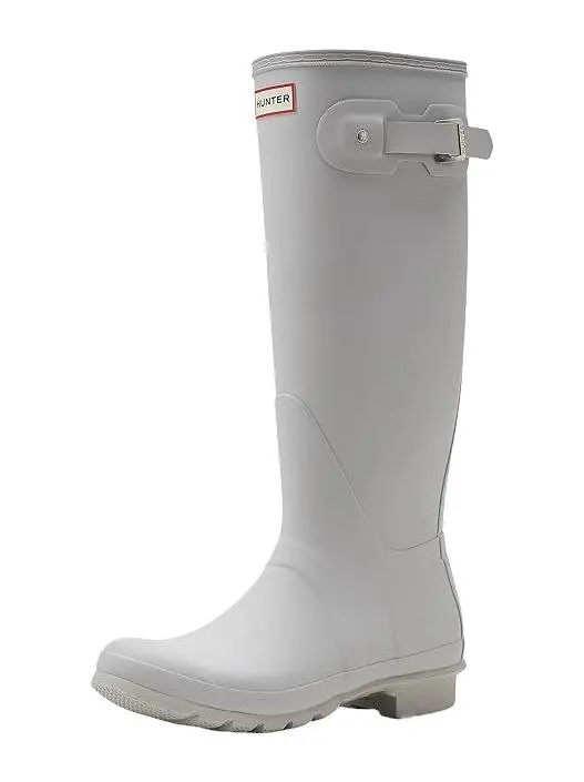 Hunter Original Tall Buckled Waterproof Boots - Gray