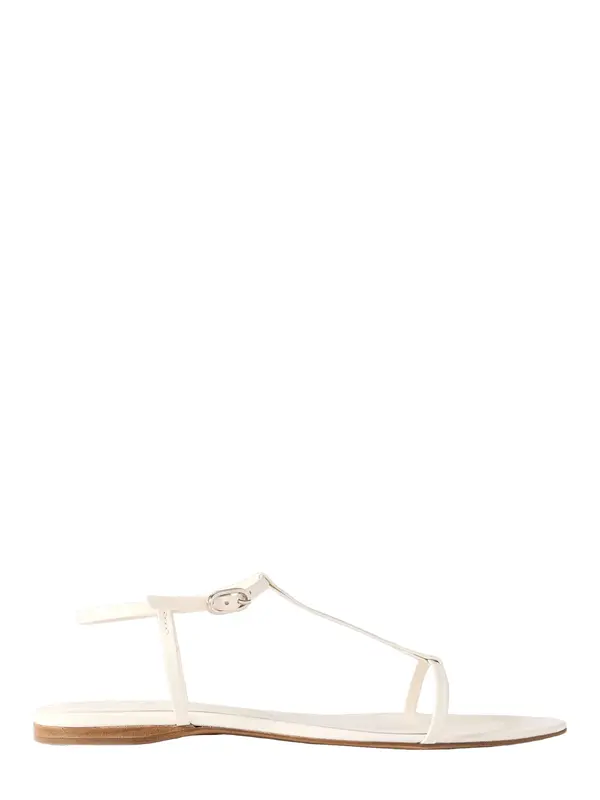 Tove Rene Leather Sandals - Cream