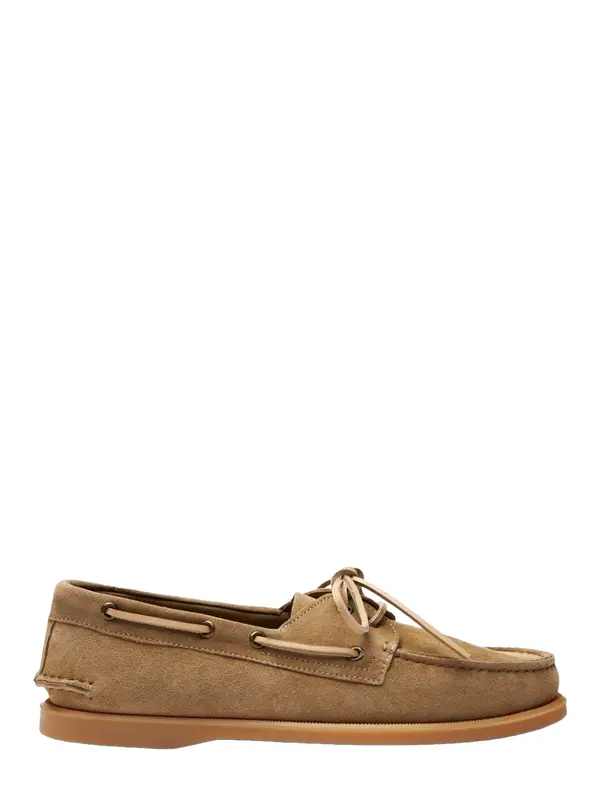 SCAROSSO Morgan Boat Shoes - Neutrals