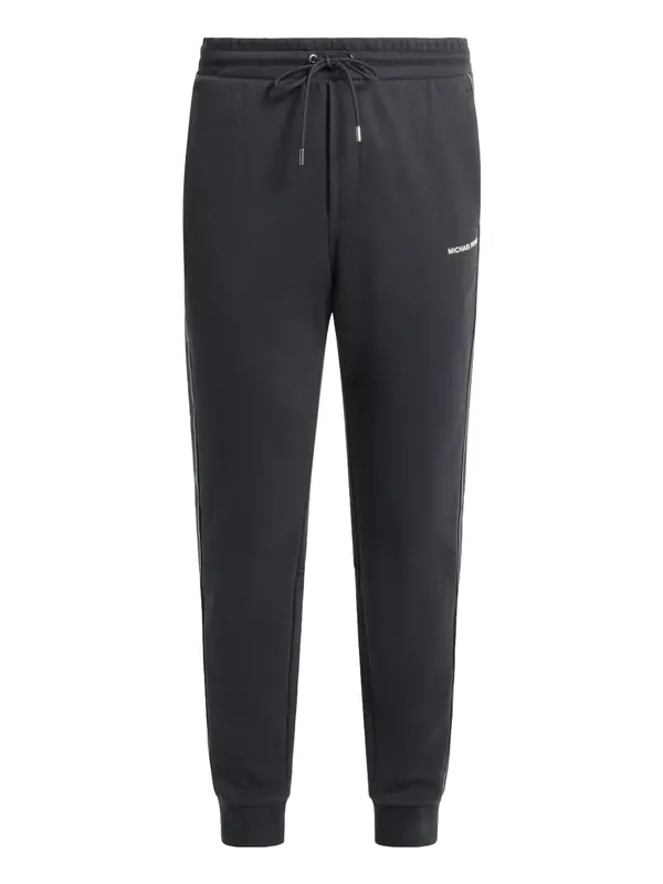 Michael Kors Printed Tapered Track Pants - Black