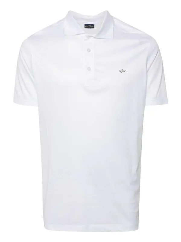 Paul & Shark Cotton Polo Shirt - White