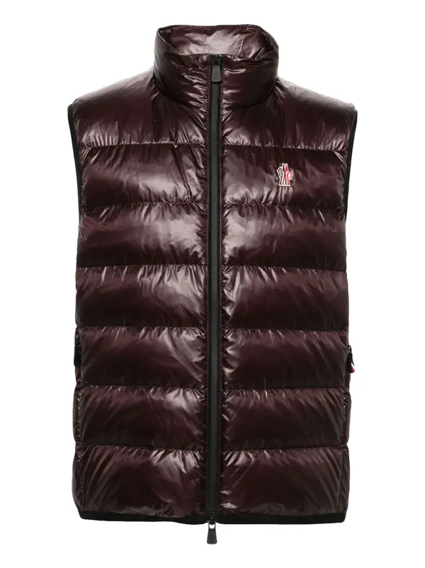 Moncler Panelled Gilet - Purple