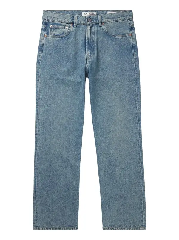 Our Legacy Third Cut Straight-leg Jeans - Blue