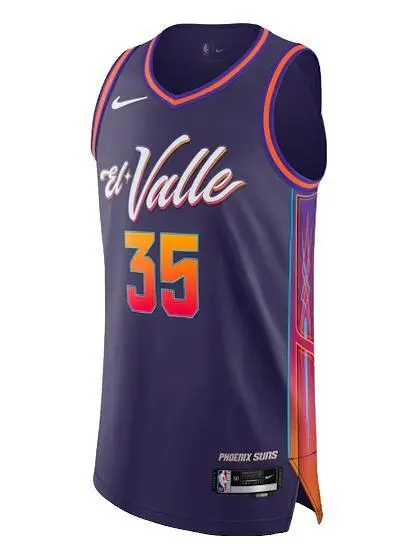Nike Nba Kevin Durant Phoenix Suns Drifit Adv Jersey - Purple/orange