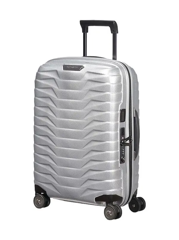 SAMSONITE Proxis -inches Carry On Spinner Suitcase - Silver