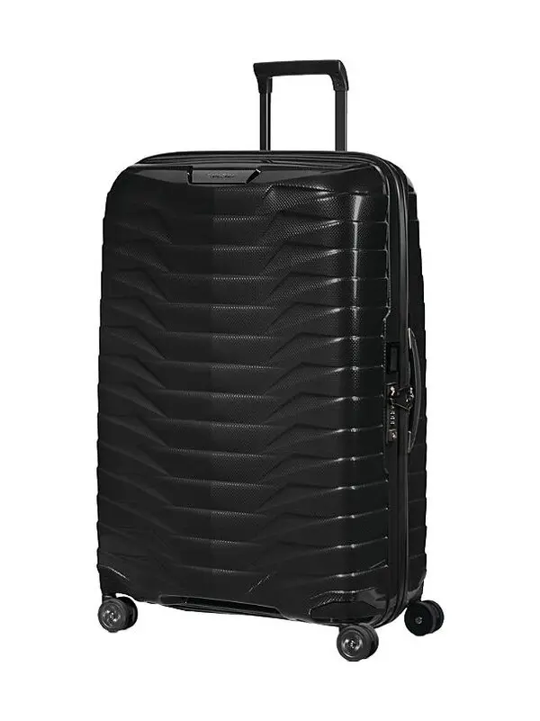 SAMSONITE Proxis Medium Spinner Checked Suitcase - Black