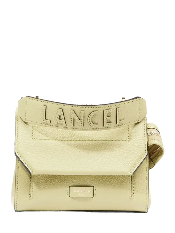 LANCEL Mini Leather Crossbody Bag - Green