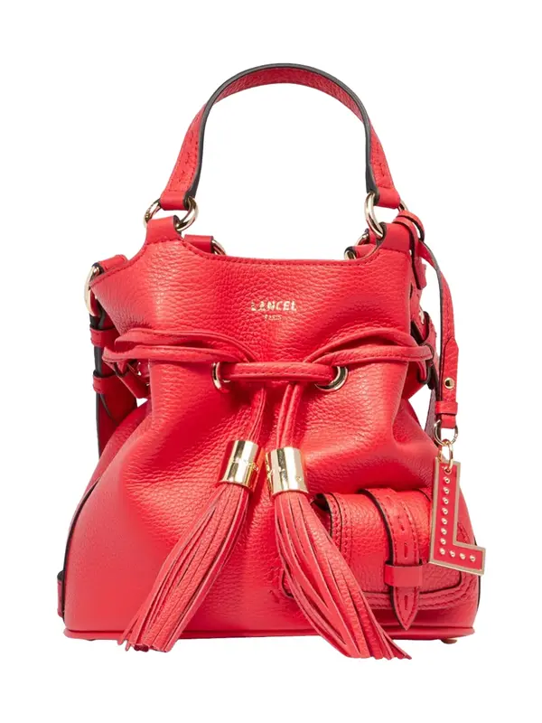LANCEL Small Premier Flirt Bucket Bag - Red