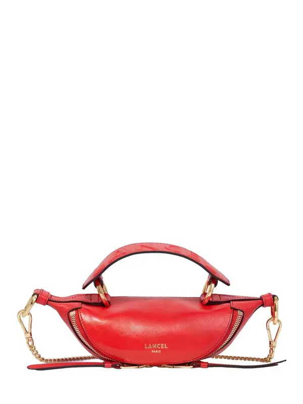 LANCEL Origami Mini Crossbody Bag - Red