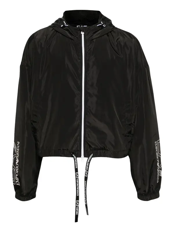 Emporio Armani Logo-print Jacket - Black