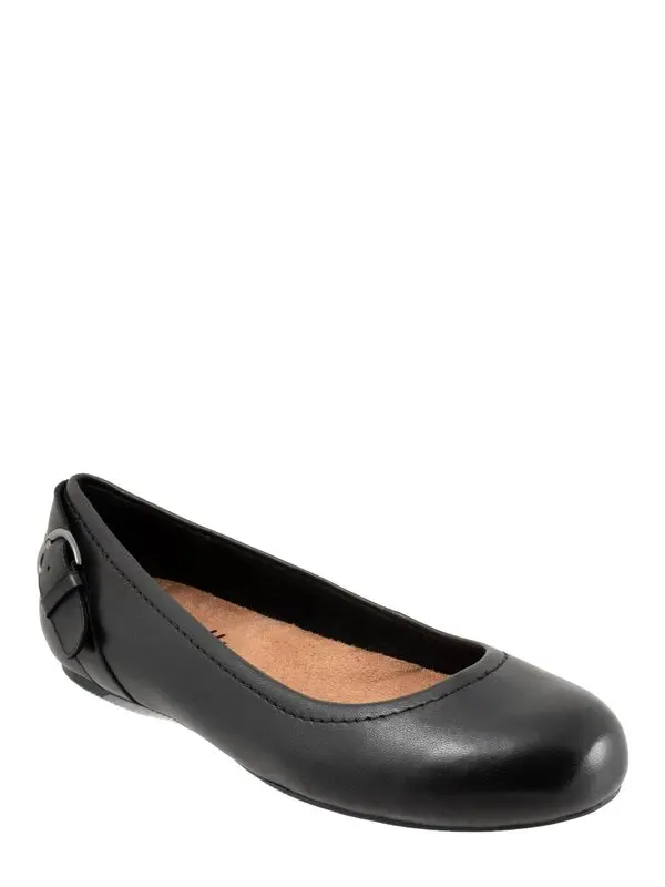 Softwalk Sydney Flat - Black