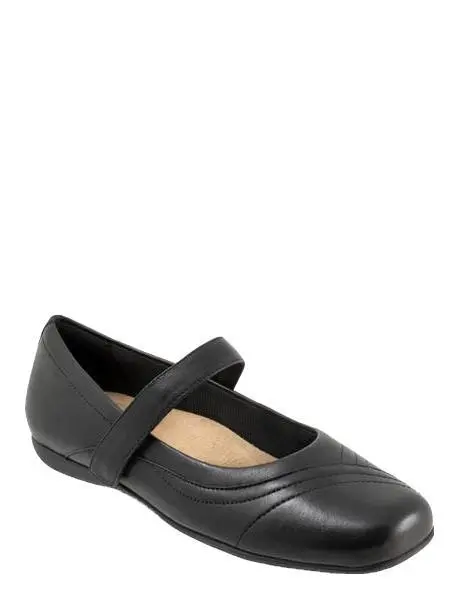 Trotters Sherese Mary Jane Flat - Black