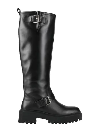 Maje Leather Boots - Black