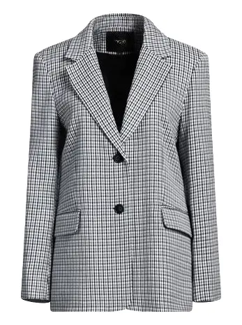 Maje Single-breasted Flannel Blazer - White