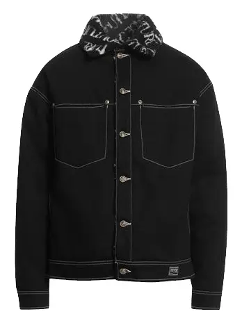 Versace Denim Trucker Jacket - Black