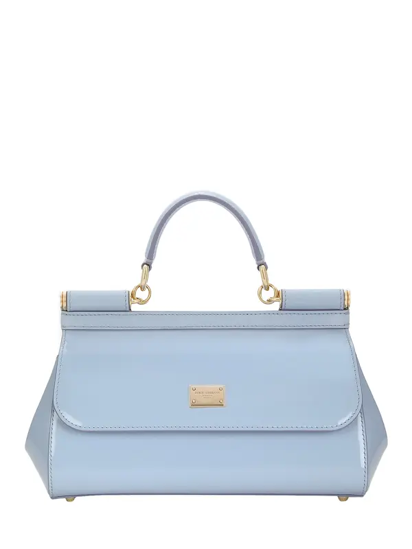 Dolce & Gabbana Medium Sicily Handbag - Light Blue