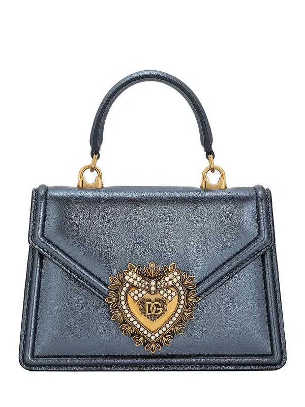 Dolce & Gabbana Small Devotion Top-handle Bag - Blue