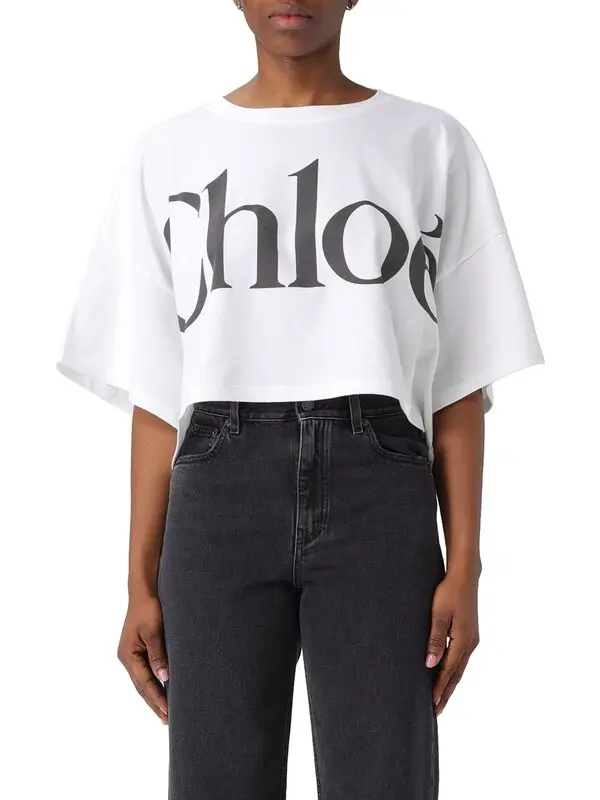 Chloé Logo T-shirt - White