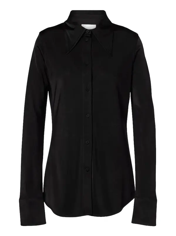 JIL SANDER Jersey Shirt - Black