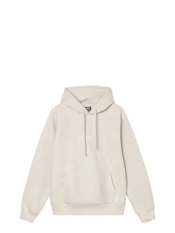 StÜssy Stock Appliqué Hoodie - Cream