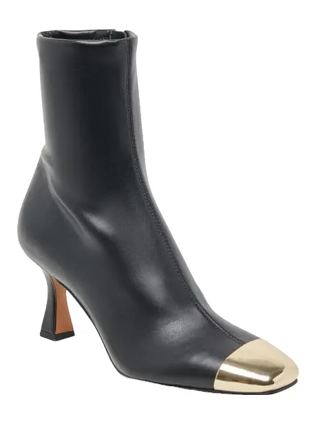 Dolce Vita Glamor Cap-toe Bootie - Black Stella