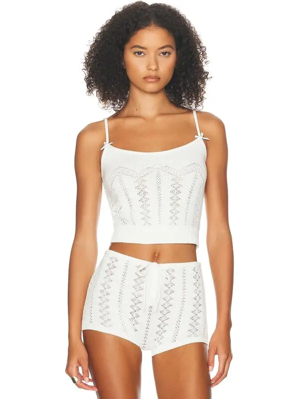 HELSA Adam Tank Top - Ivory
