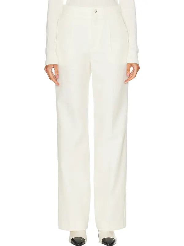 Moncler Straight Leg Pant - Antique White