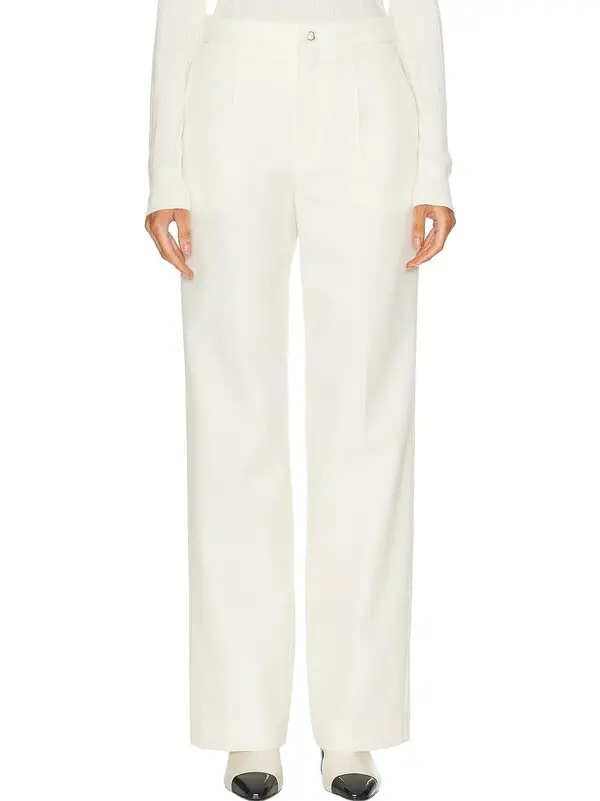 Moncler Straight Leg Pant - Antique White