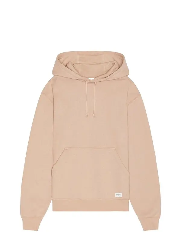 Saint Laurent Oversized Hoodie - Nude Rose