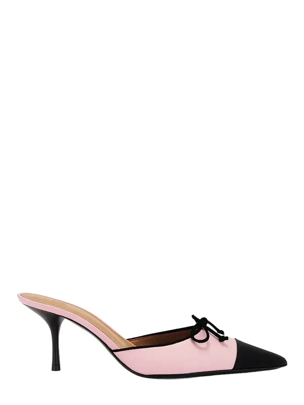 HELSA The Bow Mule - Pink & Black