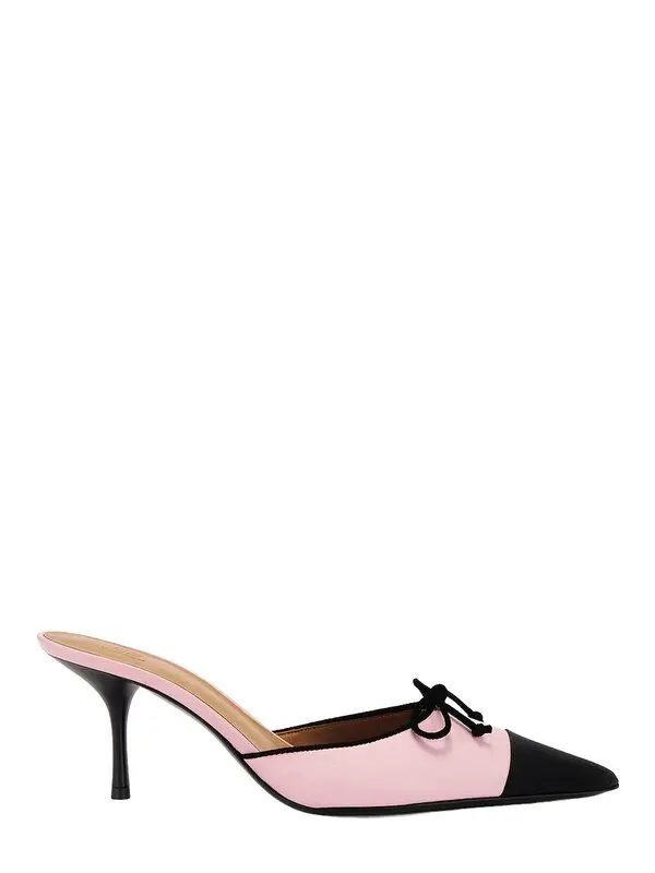 HELSA The Bow Mule - Pink & Black