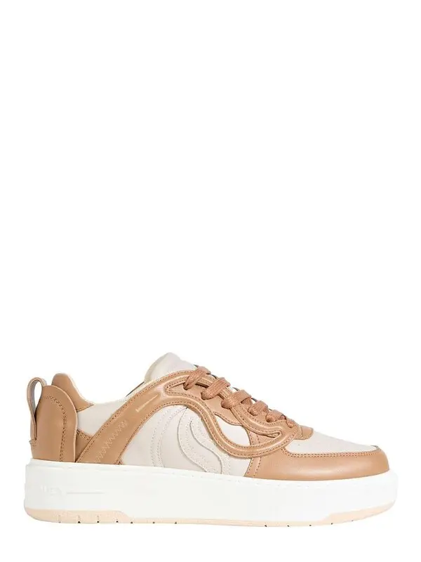 Stella McCartney Swave 1 Quilted Sneakers - Light Brown