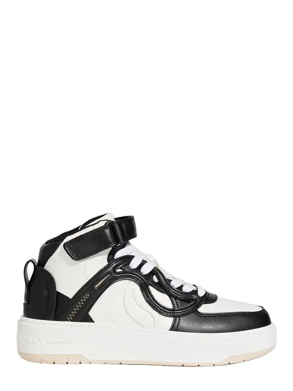 Stella McCartney Two-tone High-top Sneakers - White