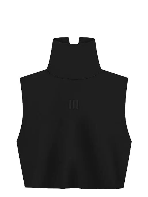 Fear Of God Athletics High Neck Crop Top - Black